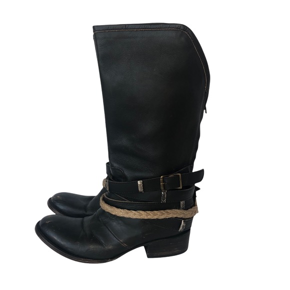 freebird | Shoes | Freebird By Steven Black Leather Drove Western Boots | Poshmark